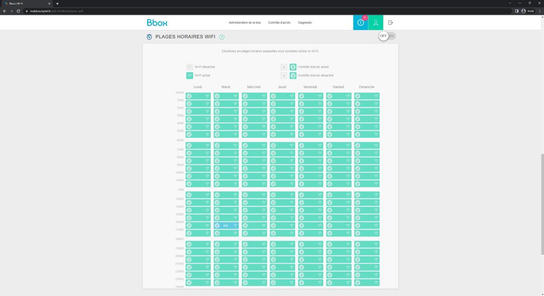 Comment planifier la coupure du WiFi de votre box Internet