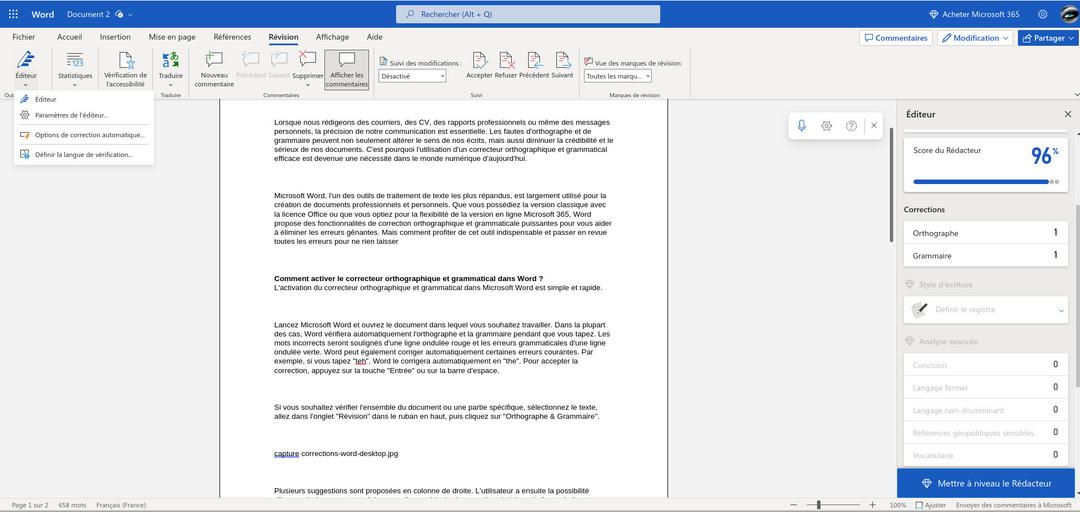 Correcteur orthographique et grammatical dans Word : comment les ...