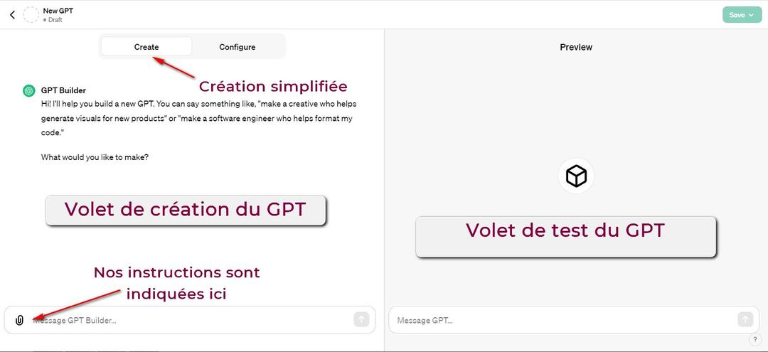 Comment créer un GPT – chatbot personnalisé – depuis ChatGPT