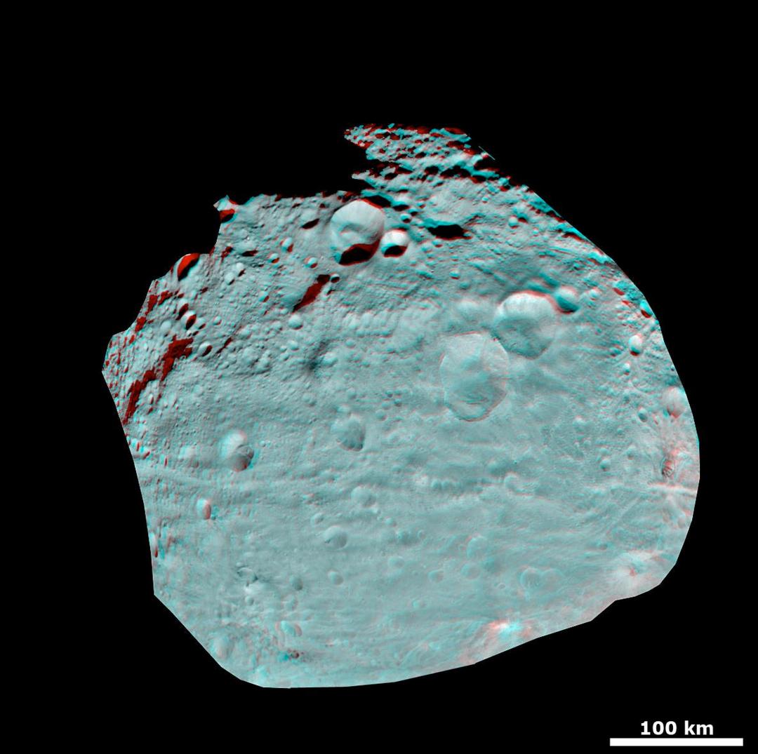 En bref : spectaculaire image en 3D de Vesta