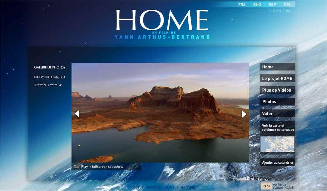 Home : le film de Yann Arthus-Bertrand sort demain