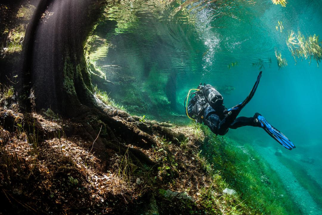 Un parc naturel englouti par un lac : plongée sous-marine en 21 photos