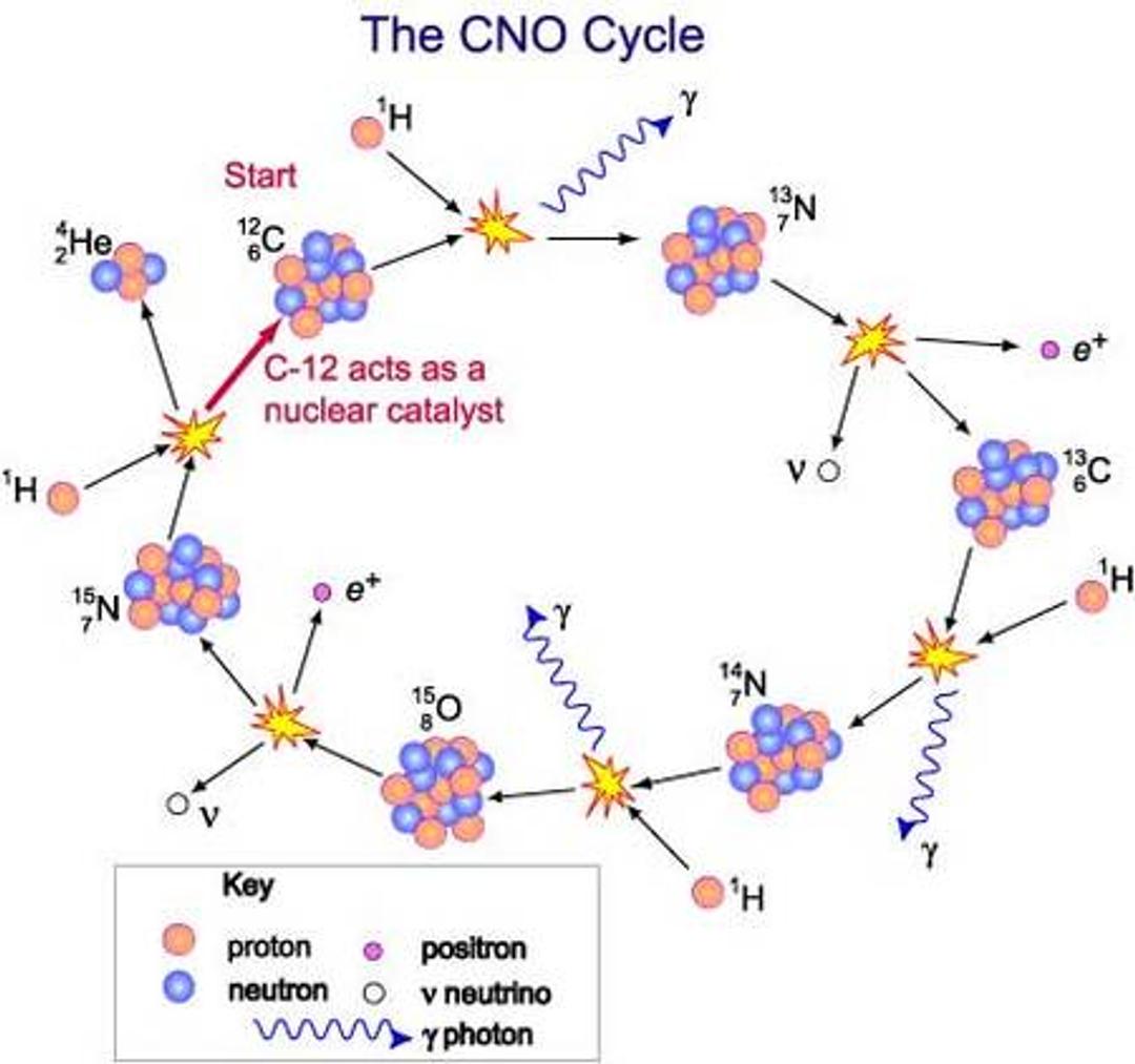 Définition | Cycle CNO : qu'est-ce que c'est ? | Futura sciences