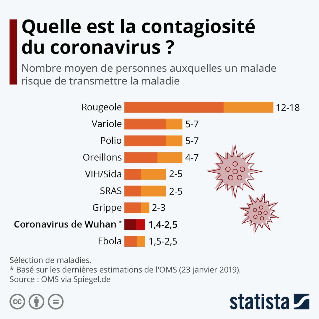 Grippe, Covid-19 : quels sont les virus les plus contagieux et dangereux
