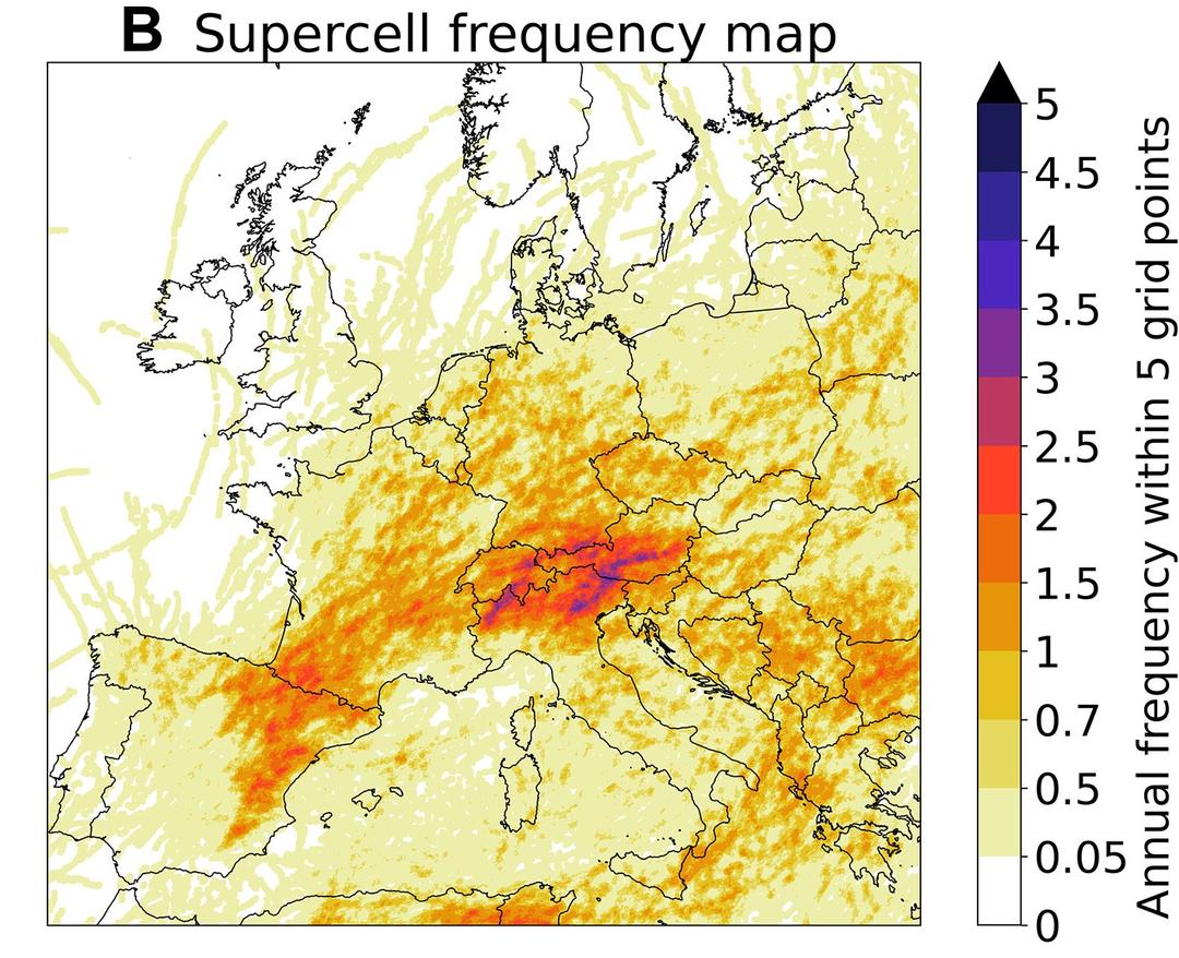Les supercellules vont se multiplier dans ces régions d’Europe : les ...