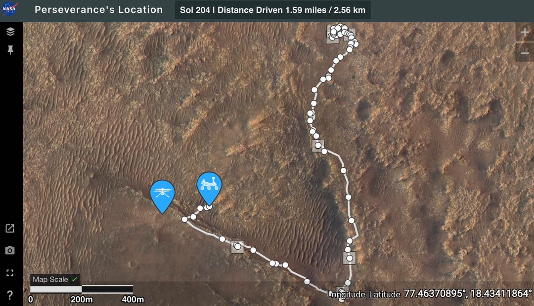 Mars : découvrez en 3D l'environnement exploré par Perseverance