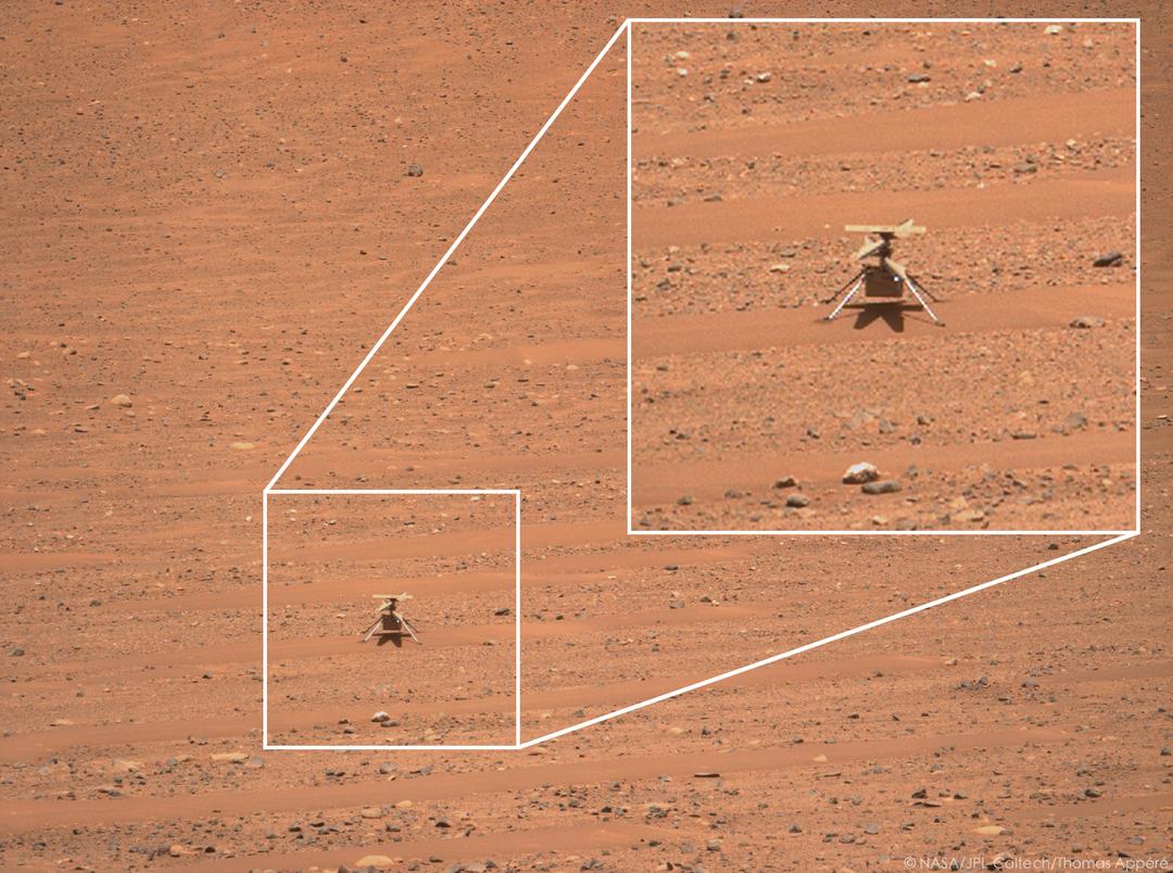 Mars : des images inoubliables du drone Ingenuity prises par Perseverance