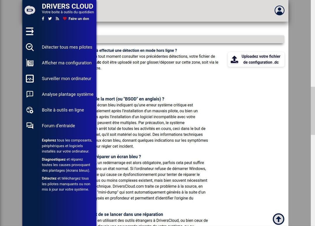 Définition | DriversCloud (Ma-Config) : qu'est-ce que c'est ? | Futura tech
