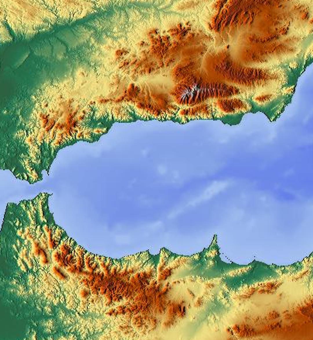 Sous la Méditerranée, cette plaque tectonique s’est littéralement ...