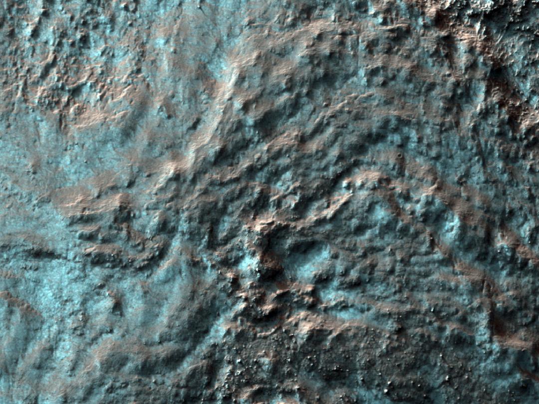 Des images à couper le souffle de Mars en hiver