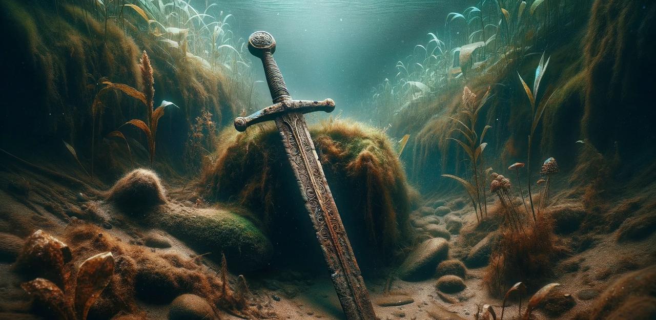 Une intrigante épée perdue il y a 1 000 ans retrouvée au fond d’un ...