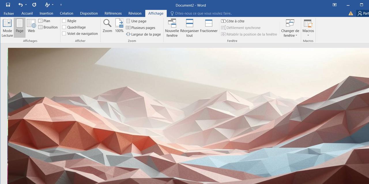 Comment mettre des pages d'un document Word en mode paysage