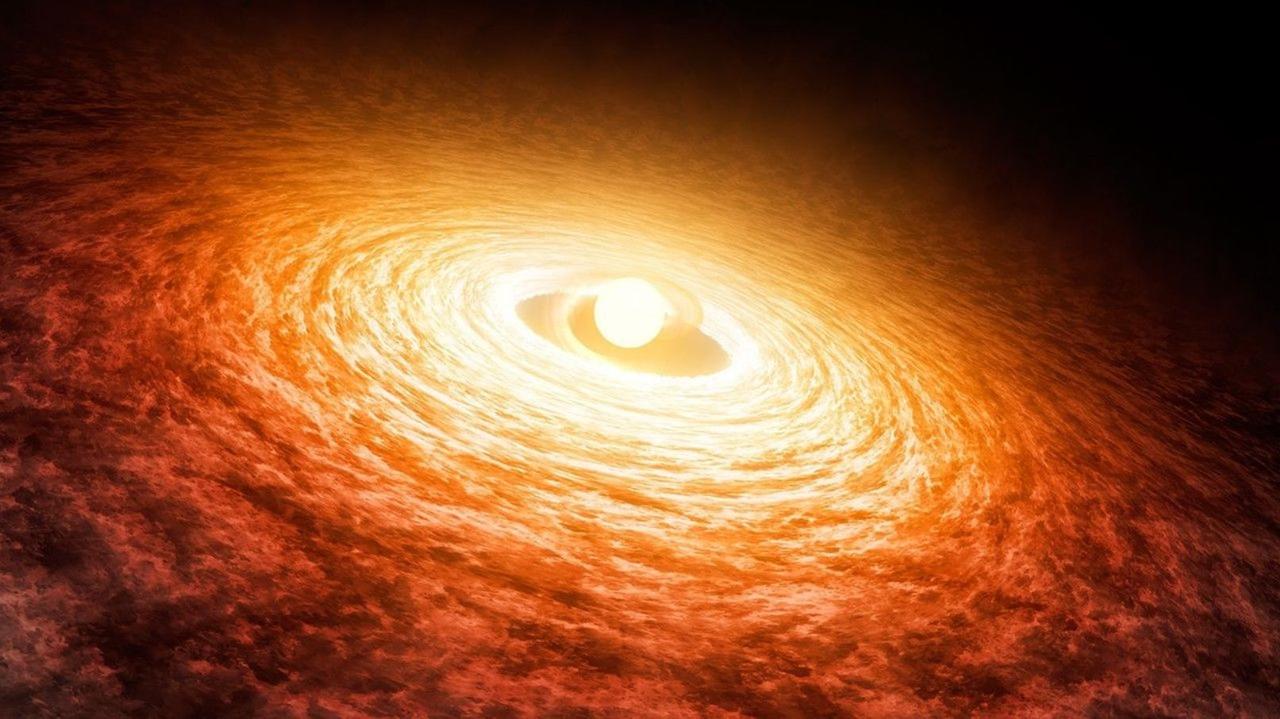Hubble a exploré une étoile aux éruptions 1 000 milliards de fois plus ...