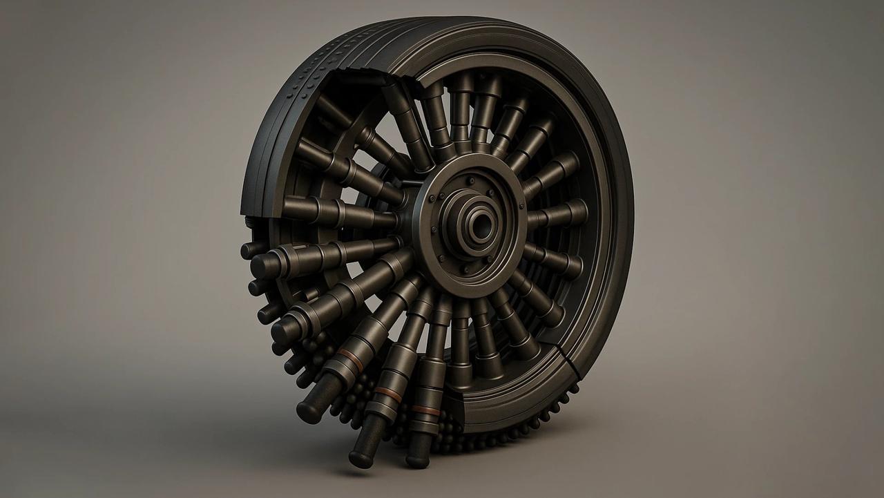 Ils ont inventé une roue qui pousse la route : comment est-ce possible