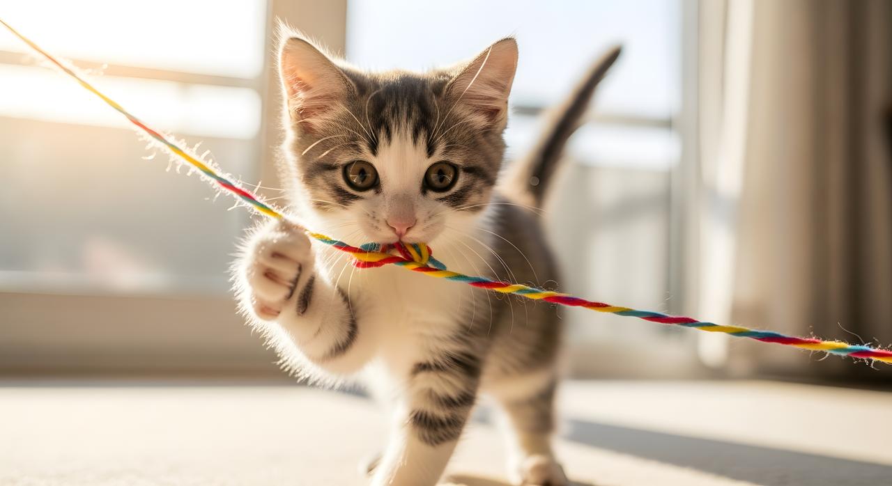 Pourquoi votre chat ne résiste pas à une ficelle