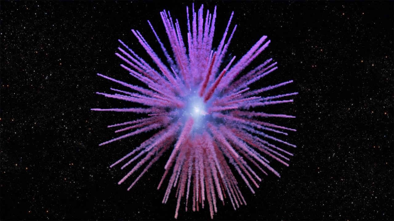 Un reste de supernova surréaliste avec son étoile « zombie » qui ...