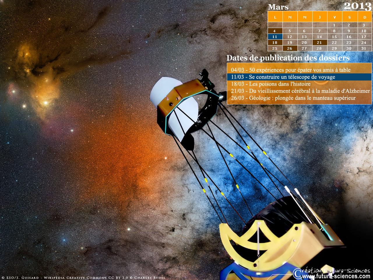 Calendrier Mars 2013