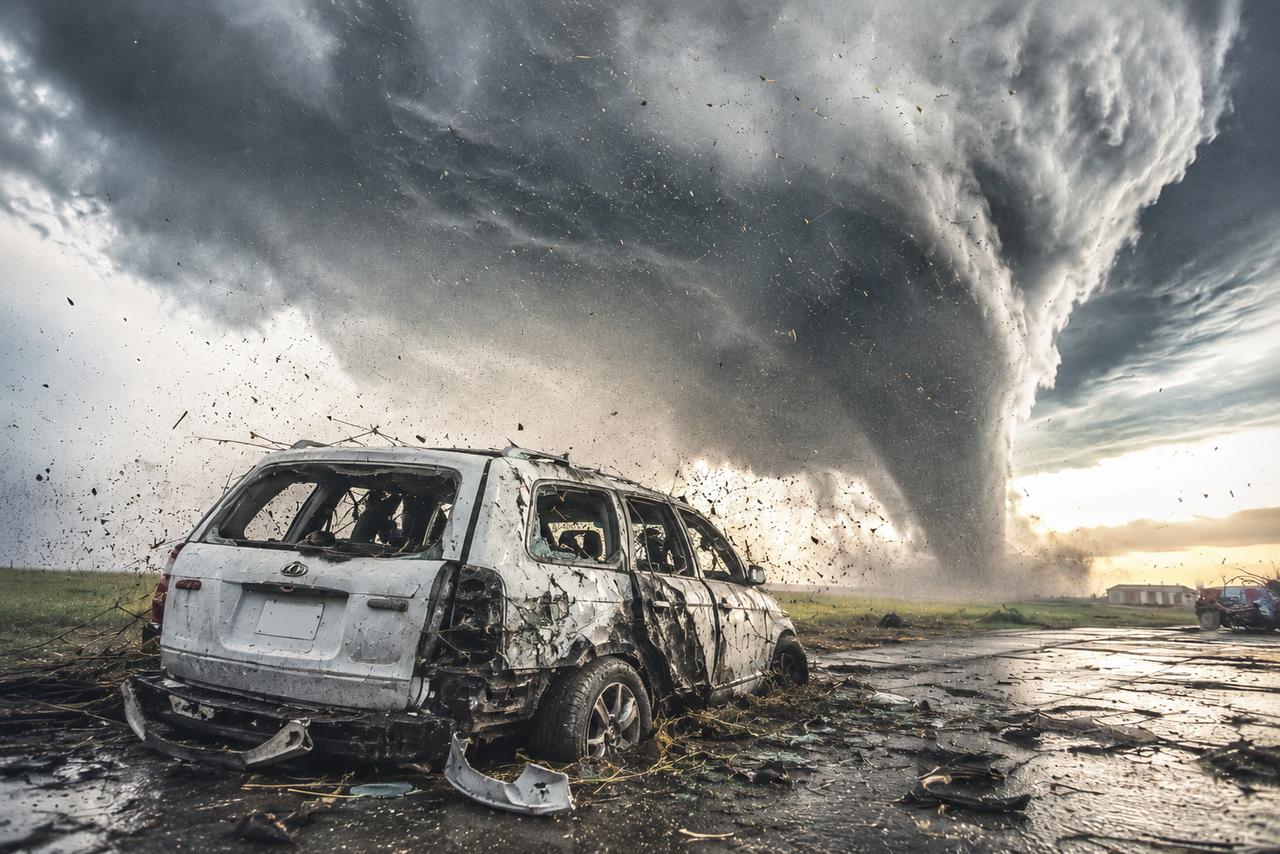 Le jour où la plus large tornade jamais observée a piégé trois célèbres ...