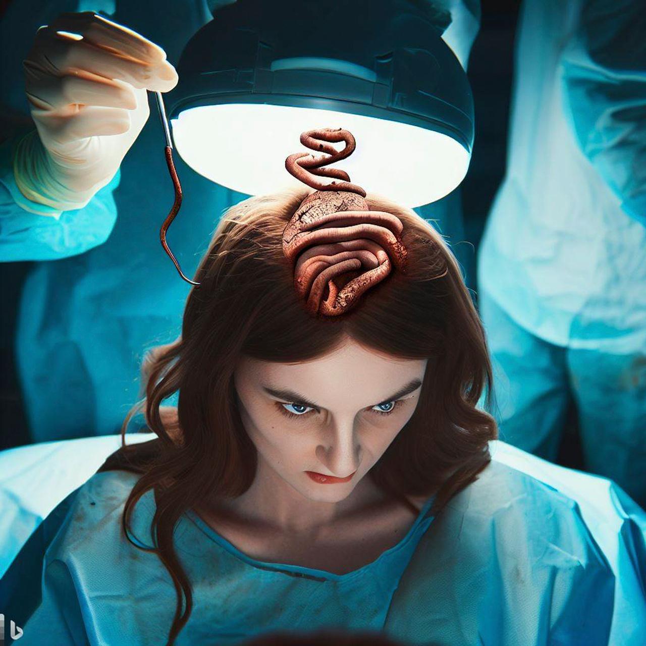 Incroyable mais vrai : un ver de python extrait vivant du cerveau d'une femme