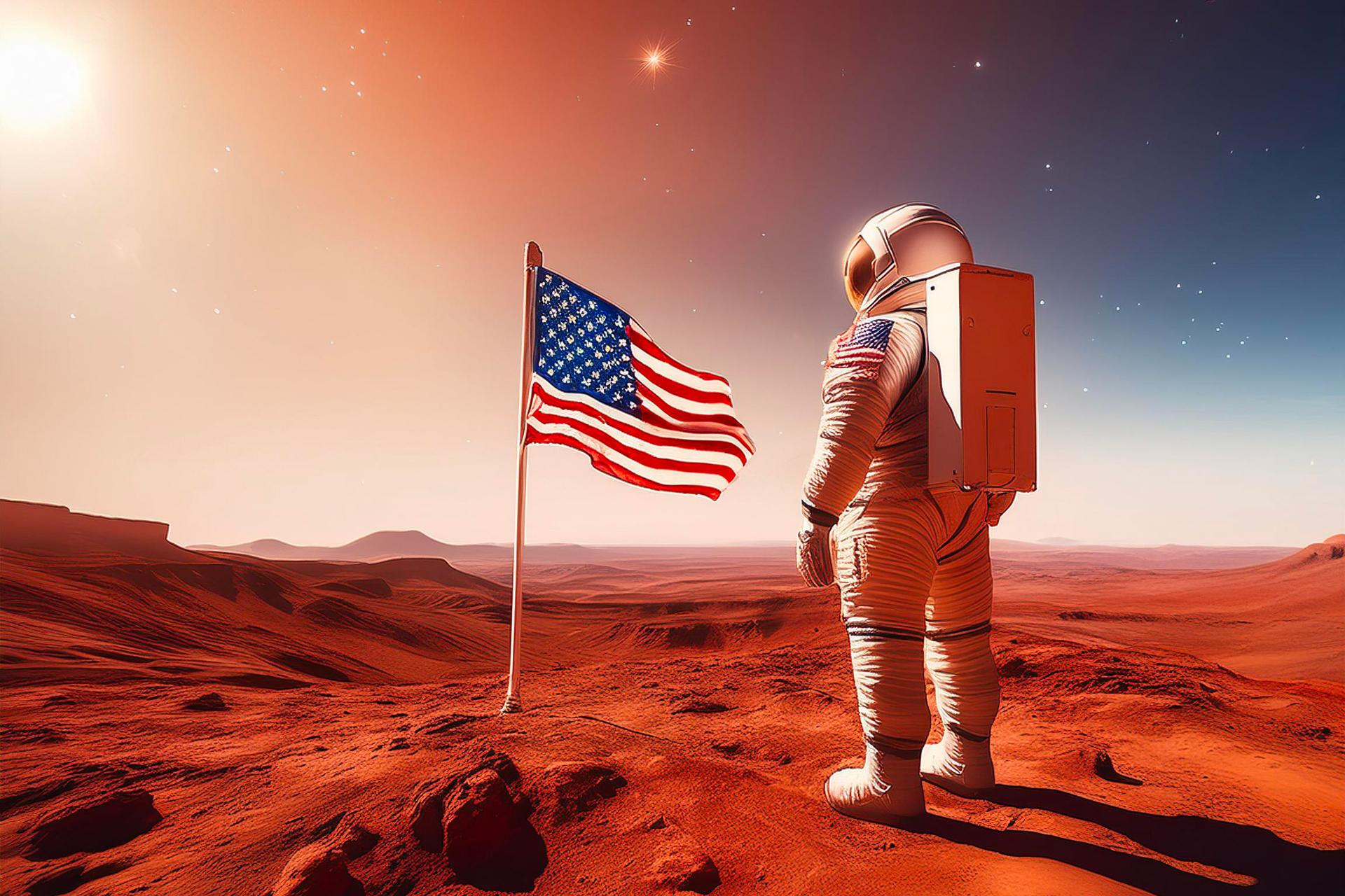 « Planter le drapeau américain sur Mars » : Trump va-t-il sacrifier la ...