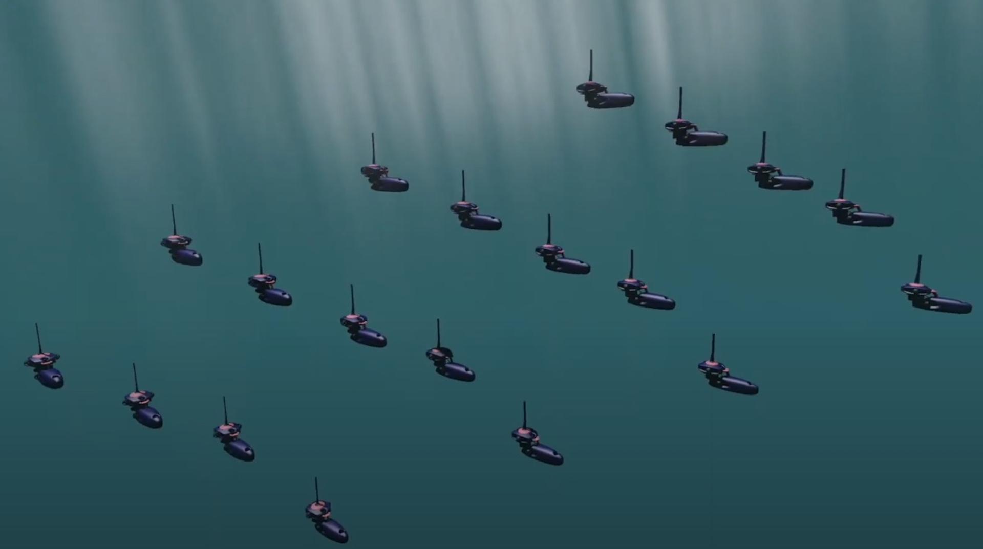 La Marine française entraîne des drones sous-marins à se lancer en meute