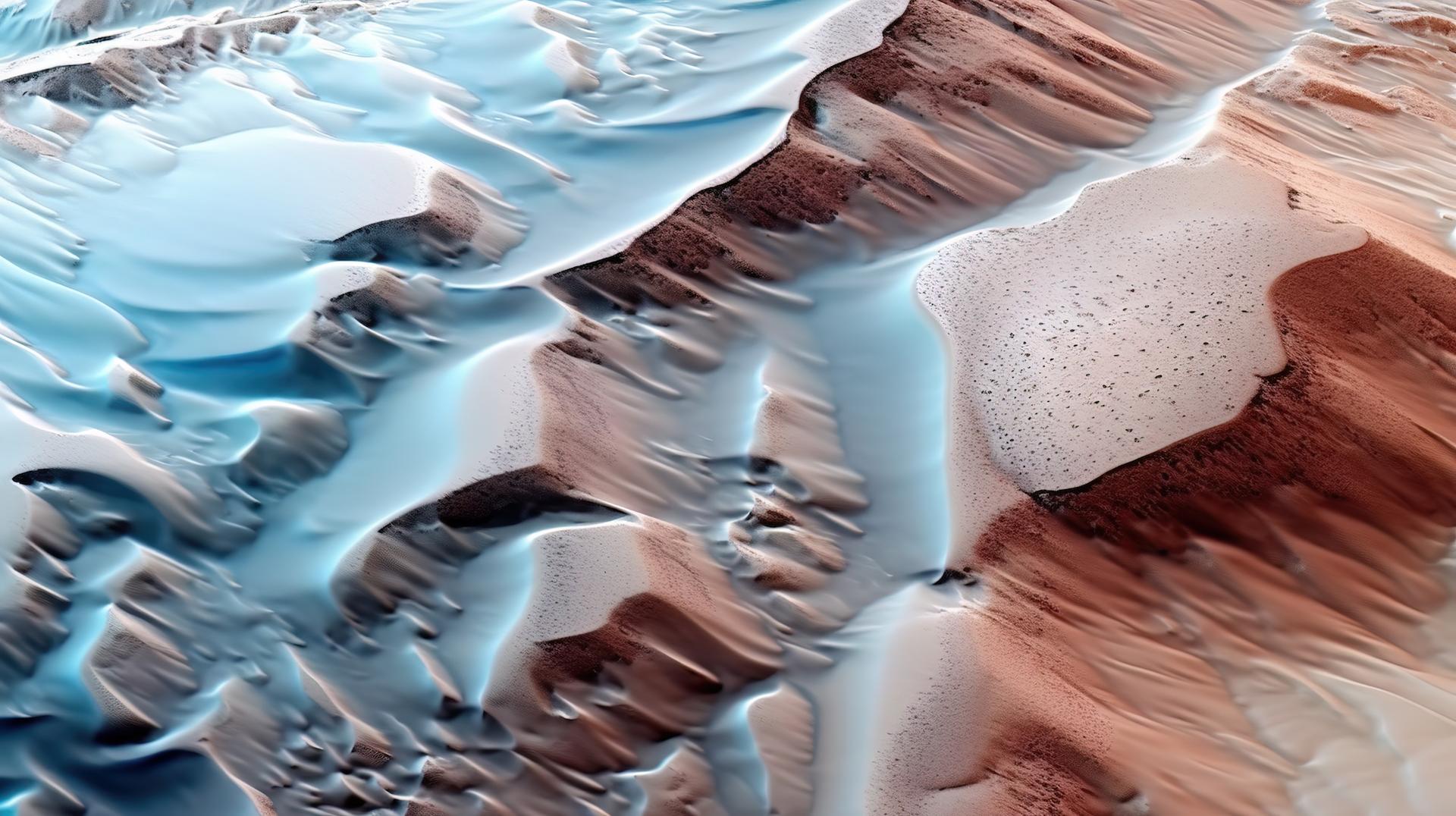 Mars : son intrigante calotte glaciaire en spirale viendrait d’un ...