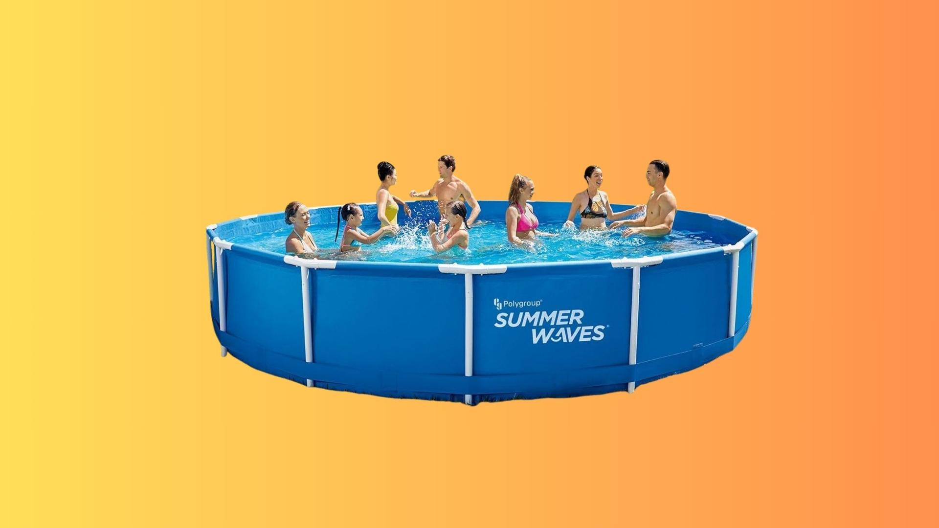 Amazon : -43 % sur cette piscine tubulaire livrée avec une pompe de ...