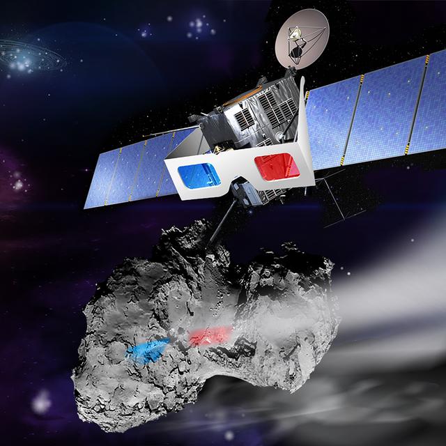 Rosetta : découvrez la comète Tchouri en relief comme vous ne l'avez ...