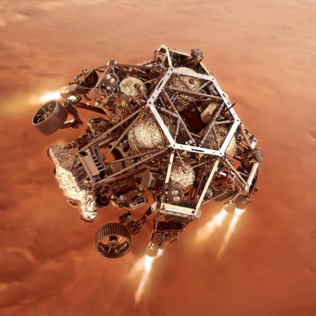 Perseverance a enfin retrouvé son parachute sur Mars