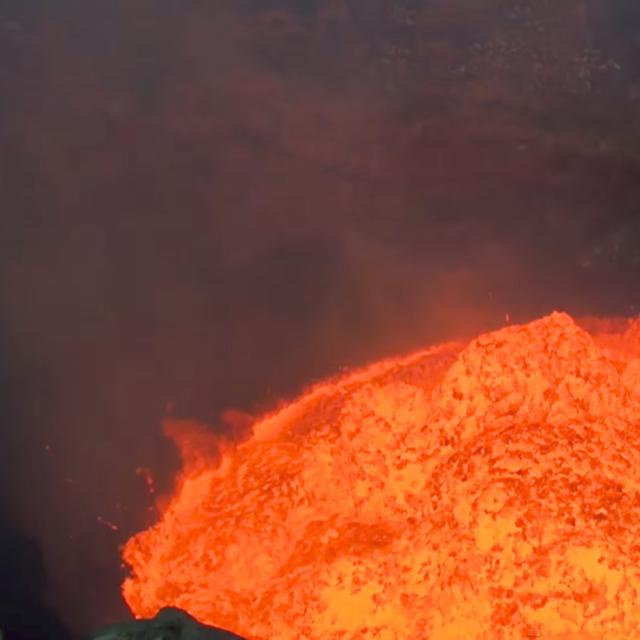 Flot de lave volcan Kilauea