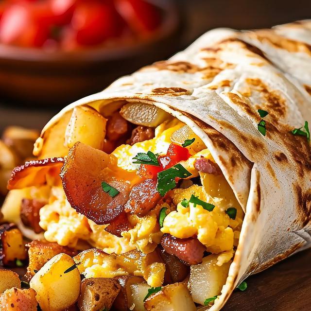 Recette | Petit déjeuner du monde : Etats-Unis, Mexique Breakfast Burrito