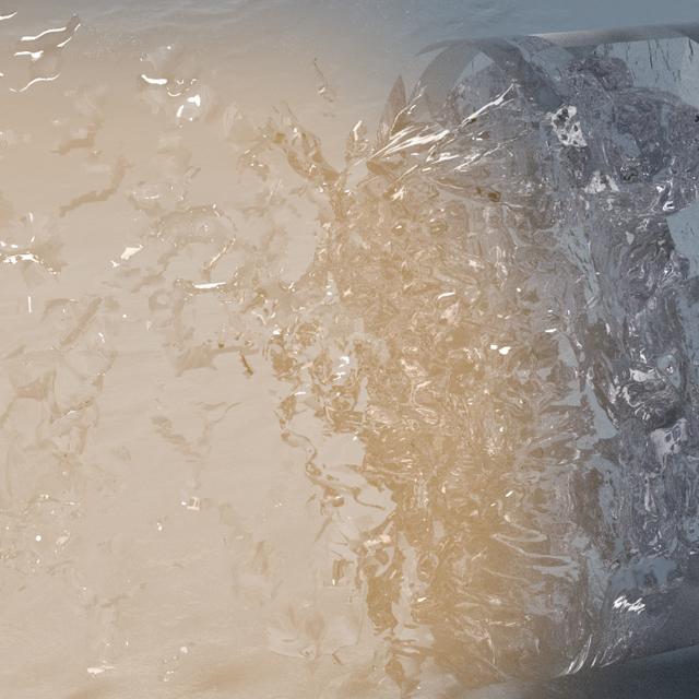 La glace d'eau révèle quelques-uns de ses secrets