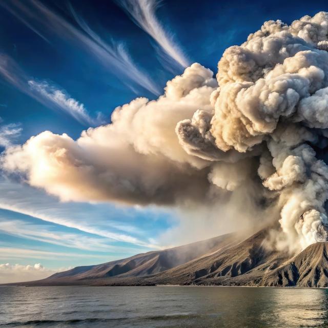 Une impressionnante colonne éruptive de plus de 10 km de haut : le ...