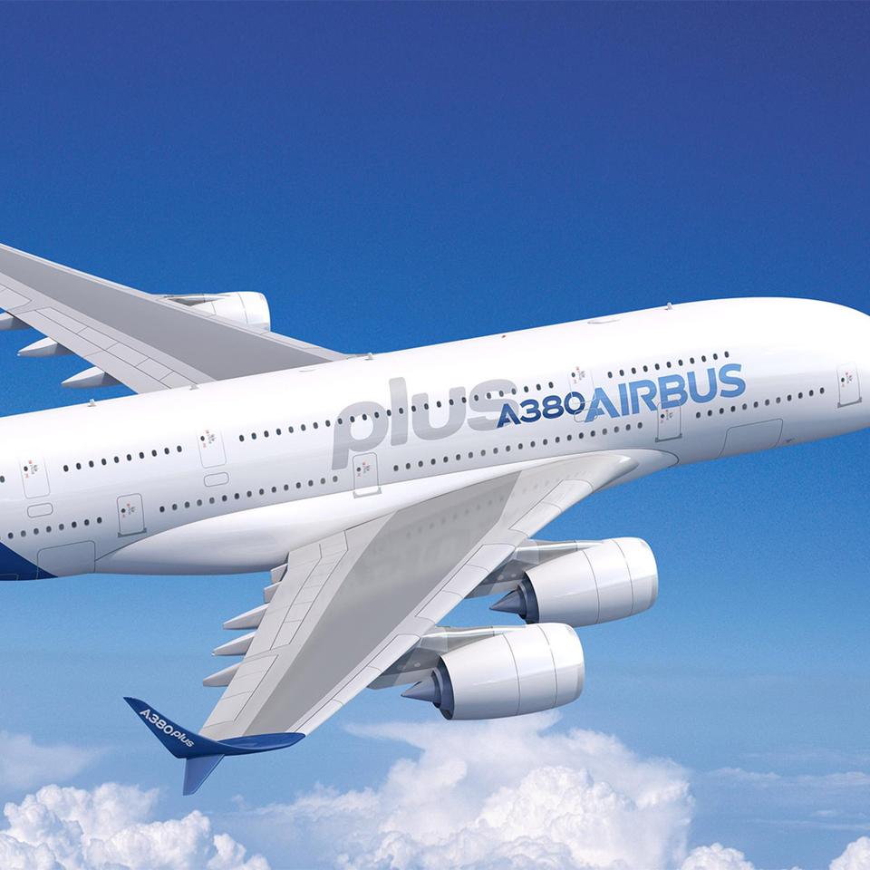 Le futur A380plus consommera moins grâce à ses grands winglets