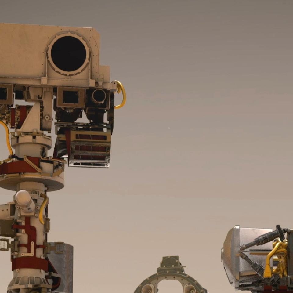 Premières mesures de l'instrument SuperCam, « la tête et les yeux » de ...