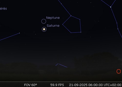 Saturne est en opposition