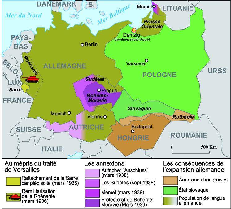 Quelles sont les causes de la seconde guerre mondiale