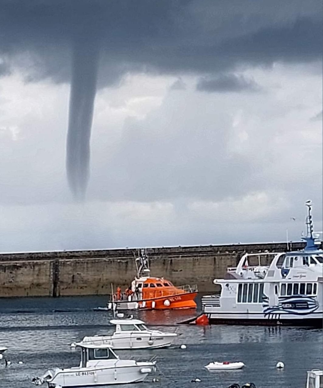 La plus belle trombe marine de l'année s'est produite dans le Morbihan