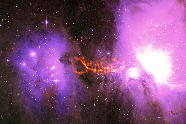 Des cailloux repérés dans la nébuleuse d'Orion